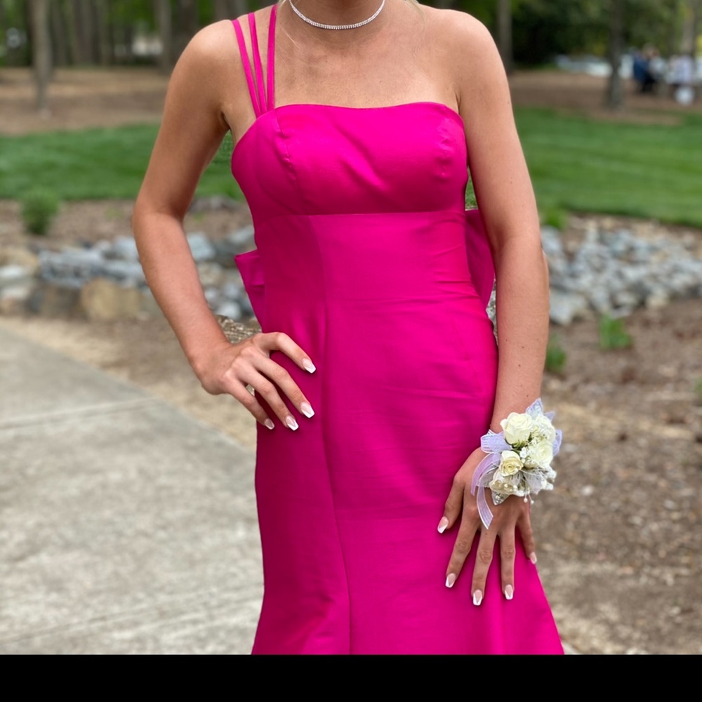 Fuchsia Pink Prom Dress - Gem